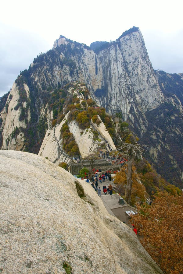 Mount Hua stock image. Image of shrubbery, china, yellow - 22070797
