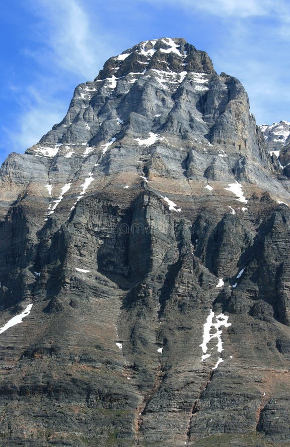 Mount Huber stock photo. Image of layers, canadian, yoho - 12163516