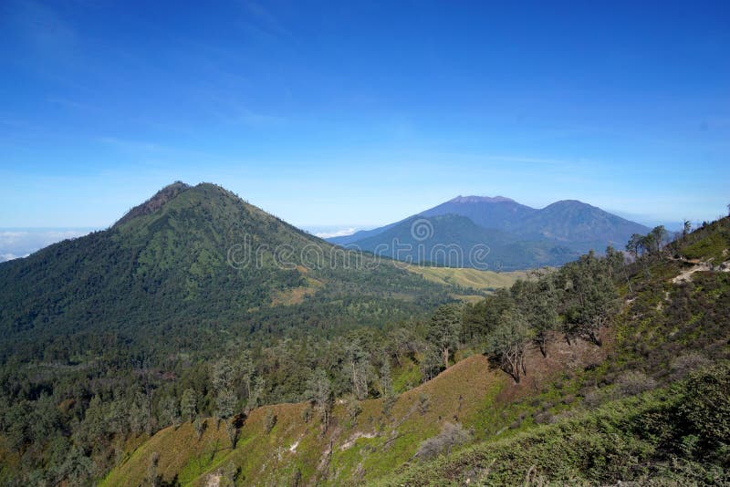 Mount Ijen is a Volcano Located on the Border of Banyuwangi Regency and ...
