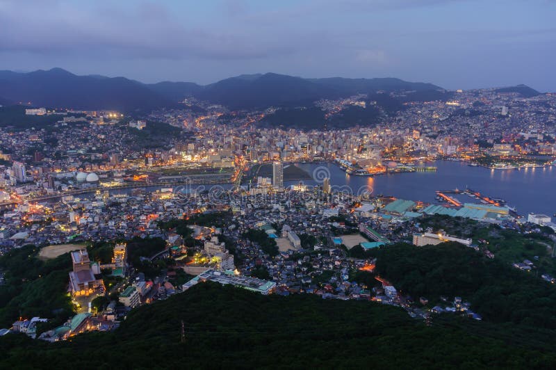 Mount Inasa Nagasaki stock photo. Image of mountains - 43449052