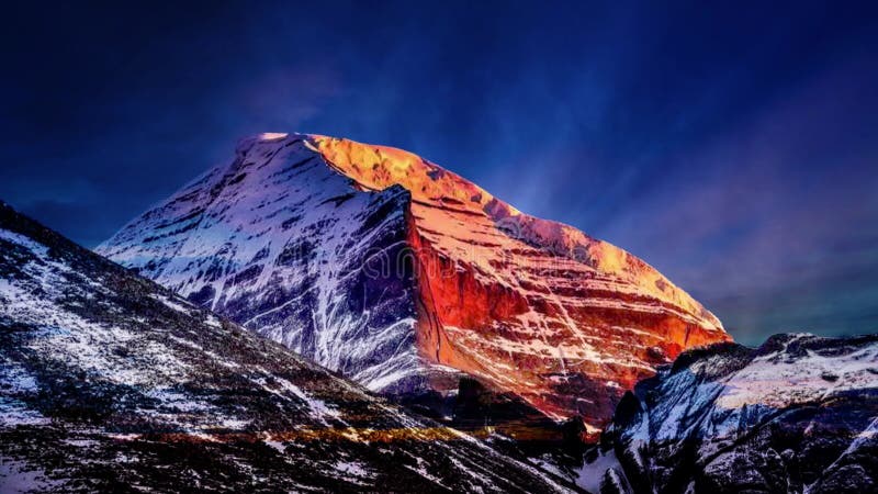 Mount Kailash Golden Sky and Cloud Stock Footage - Video of kailash, shiva: 317264818