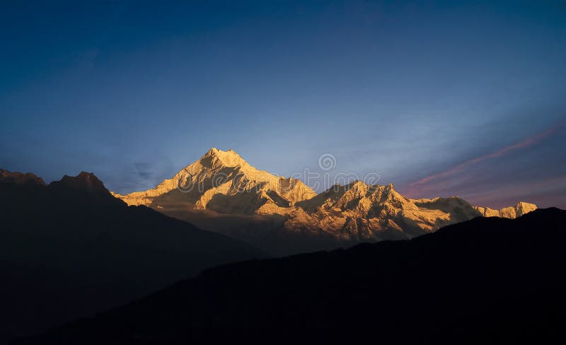 Mount Kanchenjunga stock image. Image of nature, himalaya - 15076319