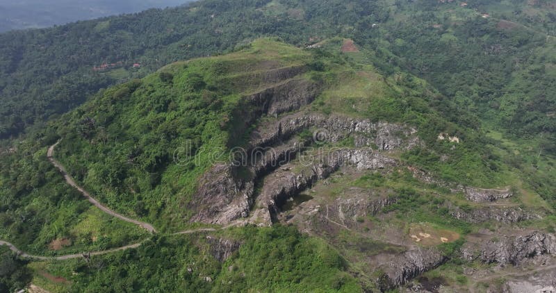 Mount Karang West of the City of Bandung, West Java, Indonesia Stock ...