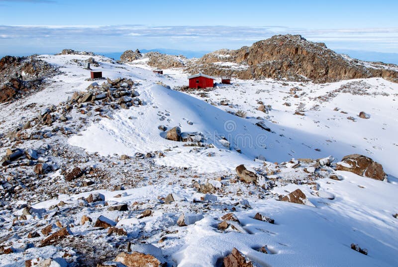 Austrian Hut on Mount Kenya Stock Image - Image of peak, park: 185641077