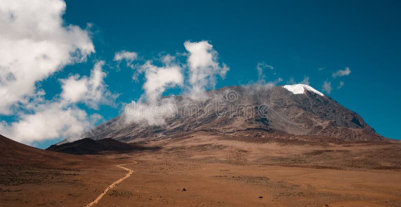 Mount Kilimanjaro, Moshi stock image. Image of trekking - 255527669