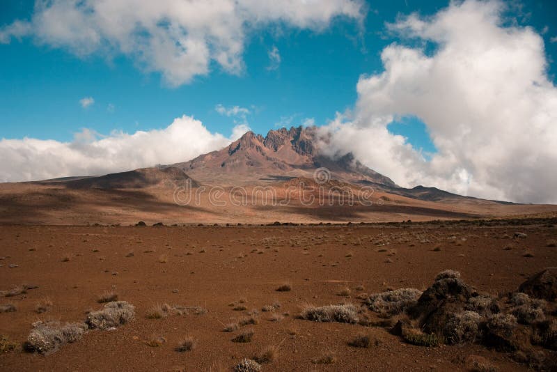Mount Kilimanjaro, Moshi stock image. Image of snow - 255527679