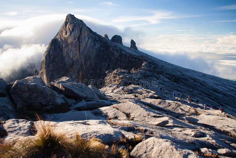 Mount Kinabalu Summit Rocky Peaks, Borneo, Malaysia Stock Photo - Image ...