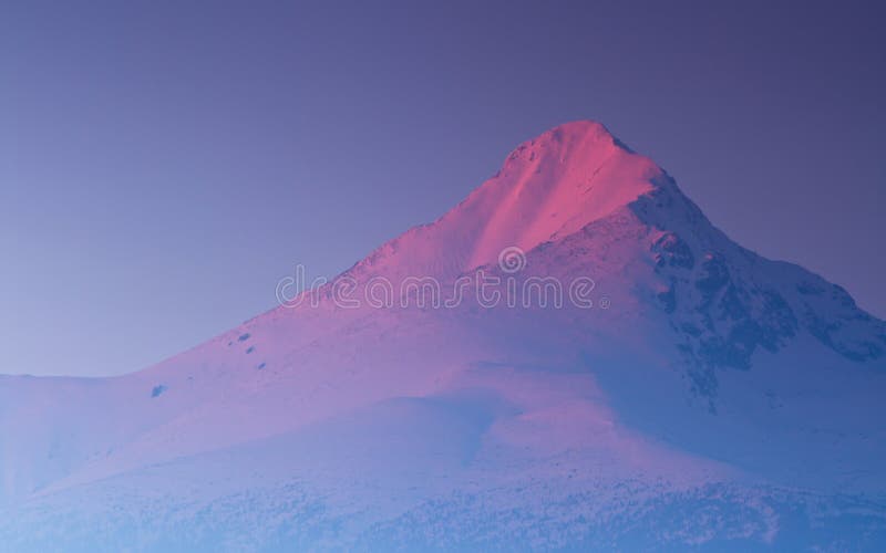 Mount Krivan . . stock photo. Image of high, snow, shadow - 37857470