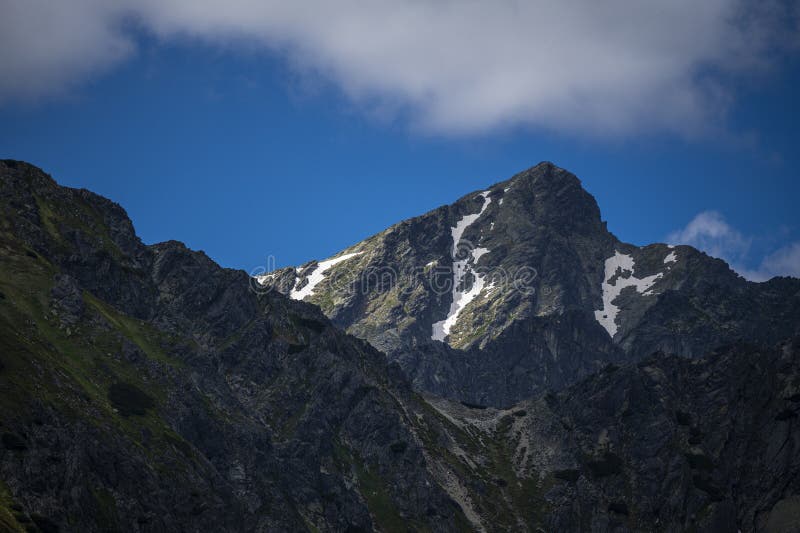 The Mount Krivan. Tatra National Park, Slovakia Stock Photo - Image of ...