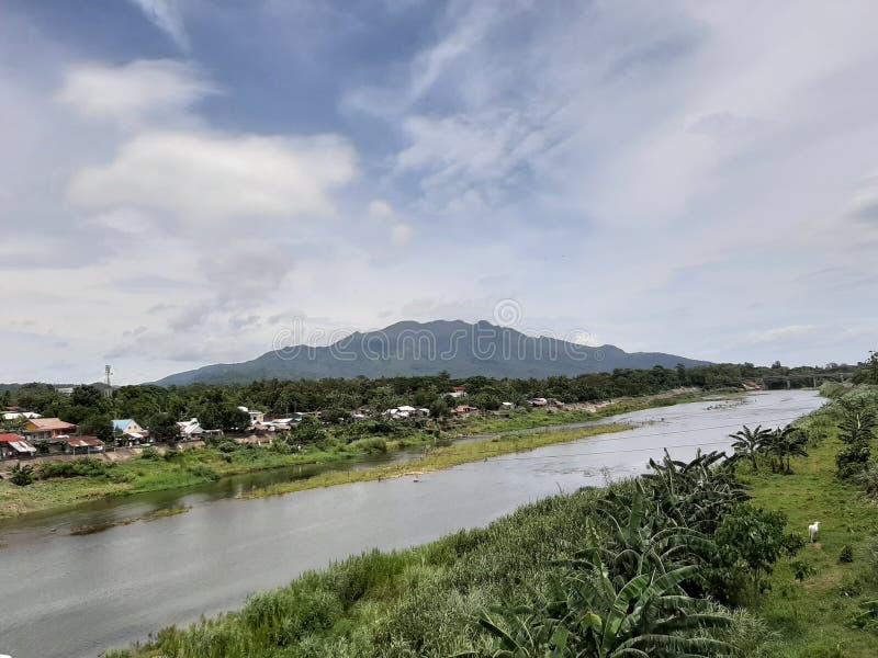 Mount Labo, and Labo River at Labo Camarines Norte Stock Image - Image ...