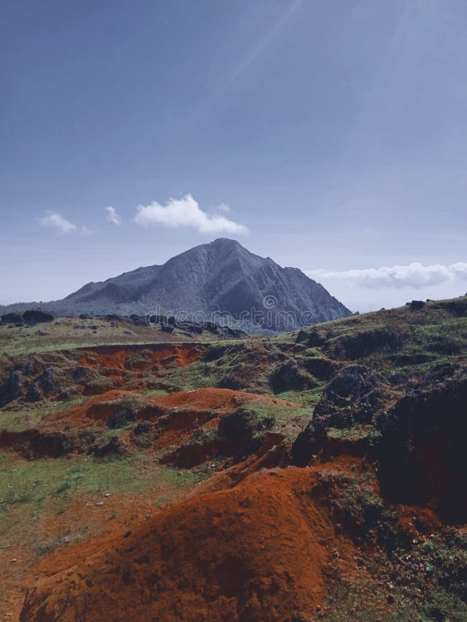 Mount Lakaan Summit View De Fulan Fehan Atambua Ntt Imagen de archivo ...