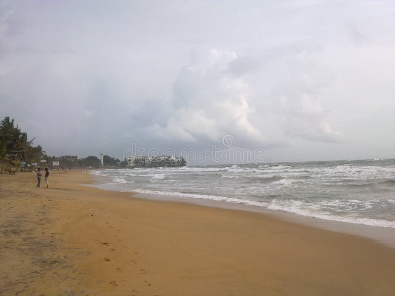 Mount lavinia beach stock photo. Image of white, lavinia - 13396900