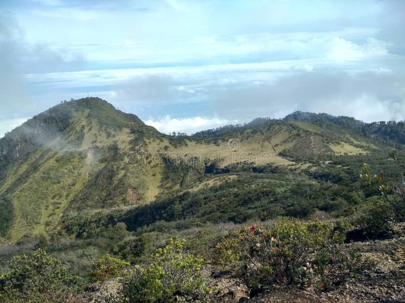 Mount Lawu stock photo. Image of geology, lawu, valley - 262314118