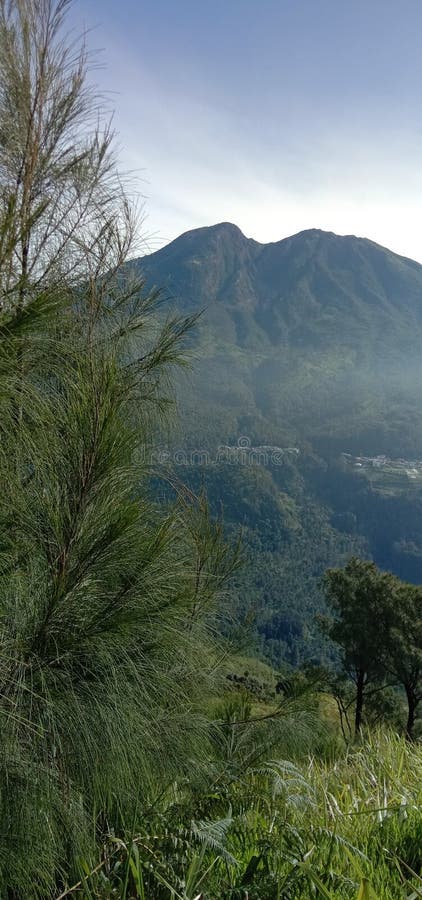 Mount Lawu, Which Stands Proudly from the Two Provinces of Central Java ...