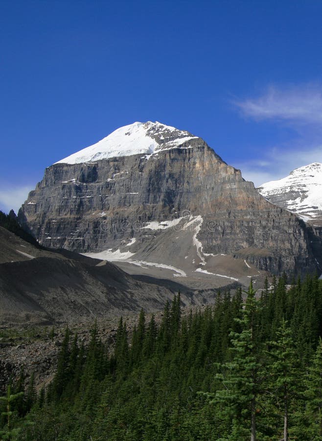 Mount Lefroy stock photo. Image of glacier, mount, landscape - 12261200