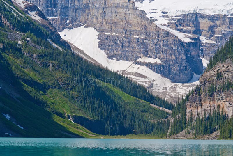 Mount Lefroy,mount Victoria, Lake Louise Stock Image - Image of nature ...