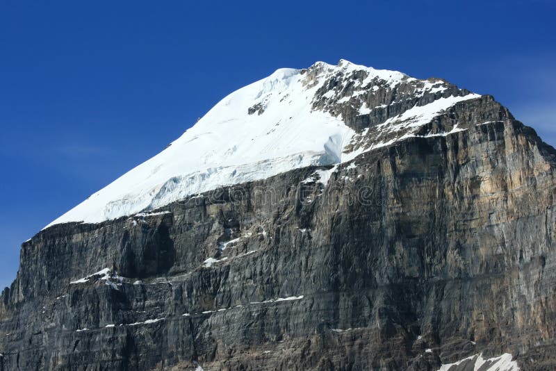 Mount Lefroy Telephoto stock image. Image of landscape - 12261183
