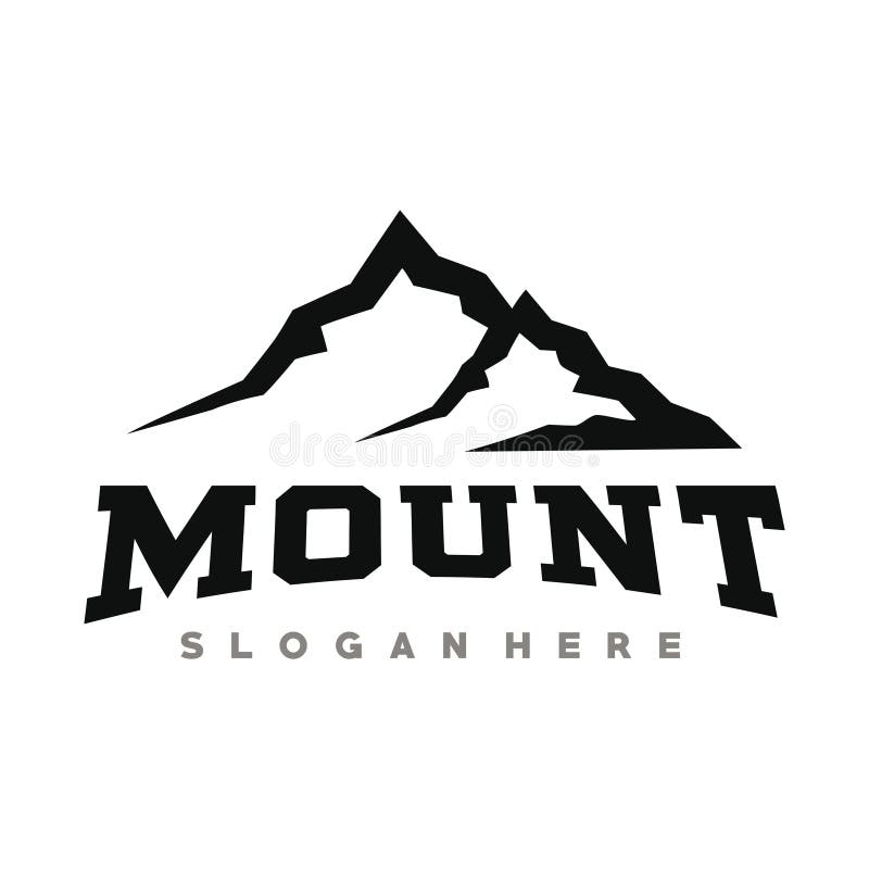 Mount Logo Design Vector stock vector. Illustration of logotype - 181052980