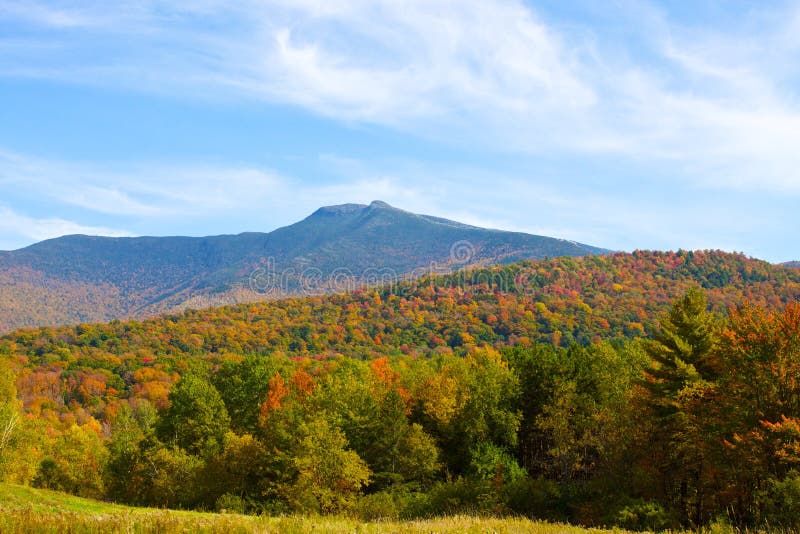 Mount Mansfield in Vermont stock photo. Image of trees - 46020464