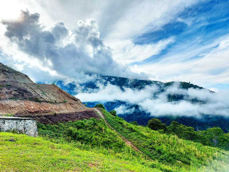 Mount Matantimali Palu stock image. Image of view, landscape - 228691885