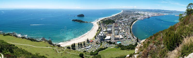 Mount maunganui stock photo. Image of island, north, mauao - 5615792