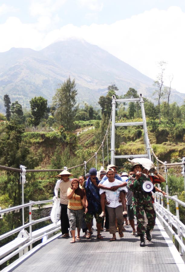 Mount Merapi Eruption Refugees Editorial Stock Photo - Image of ...