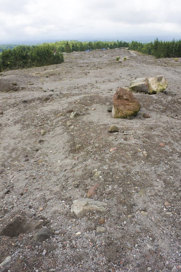 Mount Merapi Lava Plateau, Indonesia Stock Photo - Image of natural ...