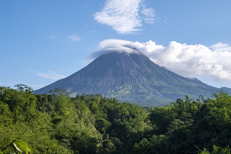 Mount Merapi Yogyakarta Indonesia Stock Photo - Image of alps, geology ...