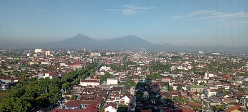 Mount Merapi stock photo. Image of merapi, town, solo - 265185906