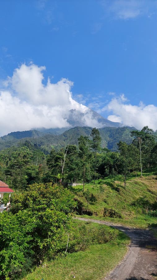 Mount Merapi is a Volcano Located in the Center of Java Island and is ...