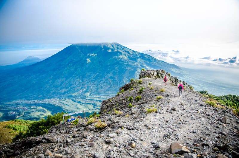Mount Merbabu stock image. Image of mist, idyllic, beginnings - 56569941