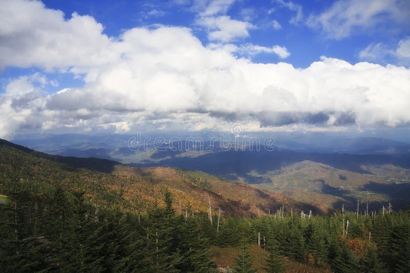 Mount Mitchell View stock photo. Image of scenery, parkway - 11627416