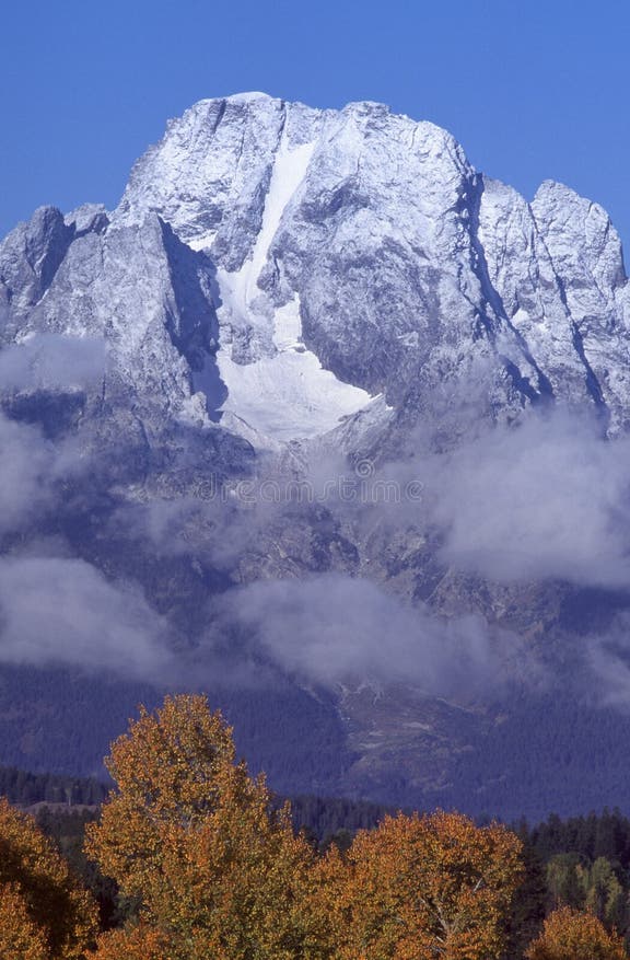 Mount Moran stock photo. Image of colourful, colorful - 1181372