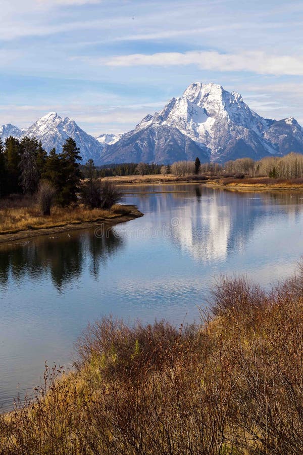 Mount Moran stock image. Image of scenery, grand, mount - 47120549