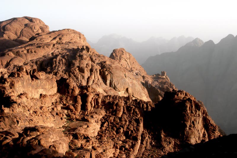 Mount Moses, Sinai stock photo. Image of place, peak, africa - 5643186