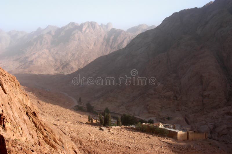 Mount Moses, Sinai stock photo. Image of place, bible - 5691366
