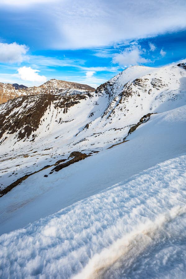 The Mount Mulhacen, the Highest Peak of the Sierra Nevada Mountain ...