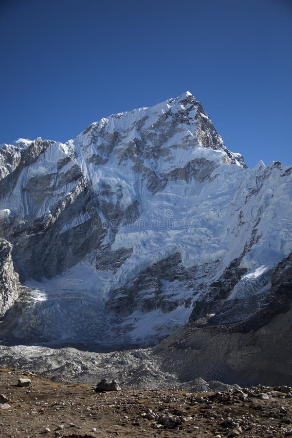 Mount Nuptse stock photo. Image of khumbu, adventure - 64204954