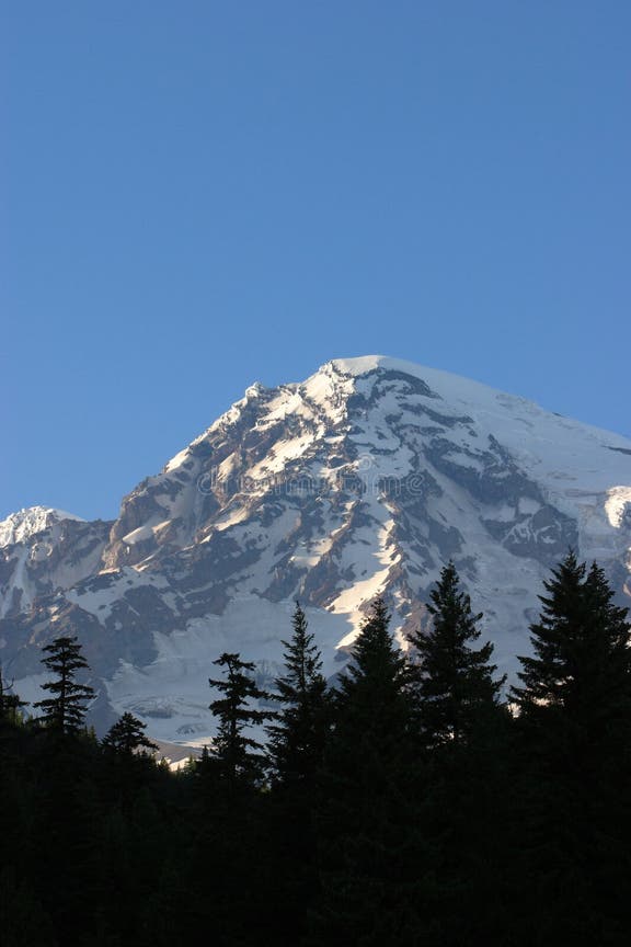 Mount Rainier Silhouette Stock Photos - Free & Royalty-Free Stock ...