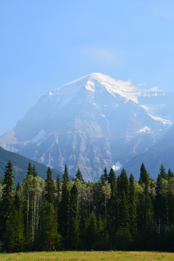 Mount Robson canada stock photo. Image of bestview, beautiful - 98525620