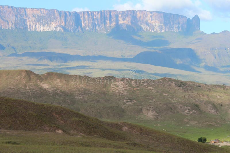 Mount Roraima, between Brazil, Venezuela and Guyana Stock Image - Image ...