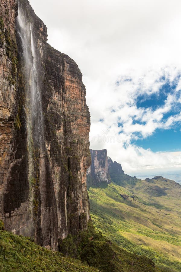 Trekking Mount Roraima stock photo. Image of park, cliff - 103150136