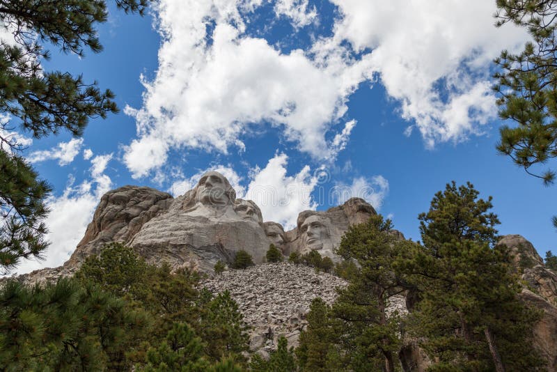 Mount Rushmore Aerial View stock photo. Image of narional - 148011302