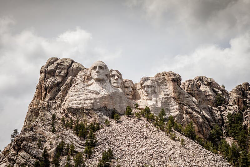 Mount Rushmore stock photo. Image of looking, founding - 91733588