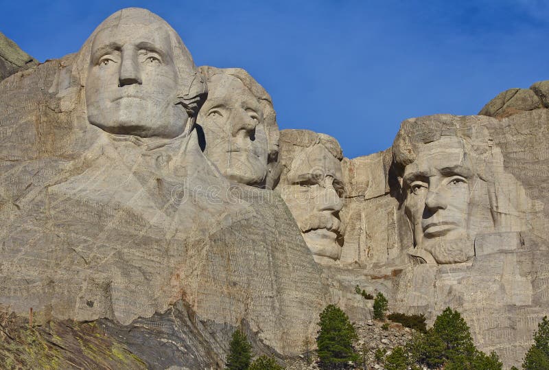 Mount Rushmore Monument stock image. Image of historic - 26367761