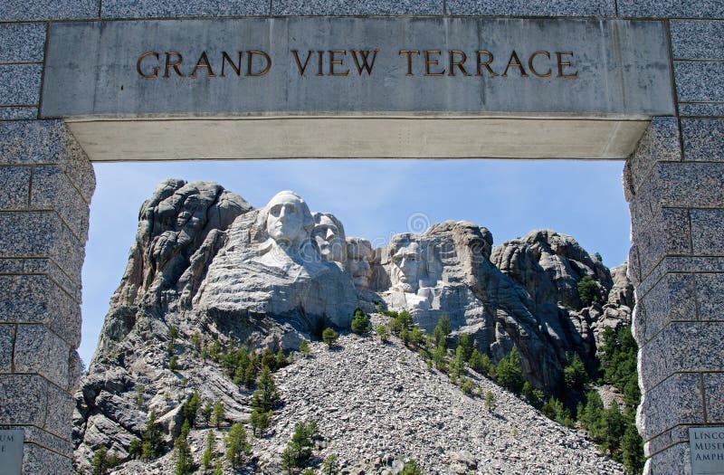 Mount Rushmore National Memorial Stock Photo - Image of leader ...