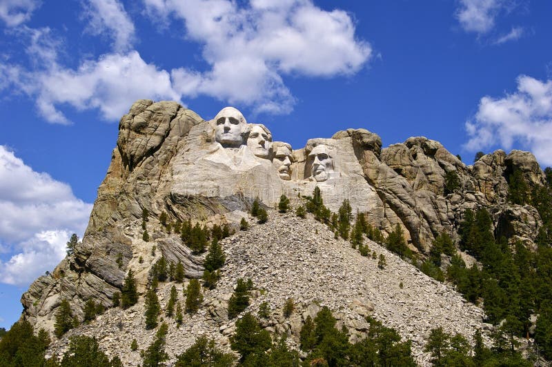 Mount Rushmore in Winter stock photo. Image of sculpture - 49016388