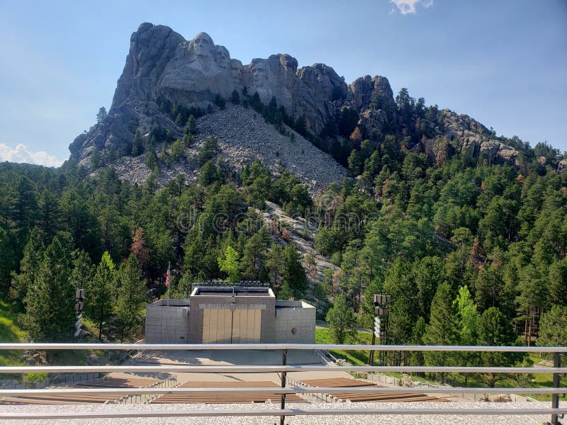 Mount Rushmore National Memorial, South Dakota Stock Image - Image of ...