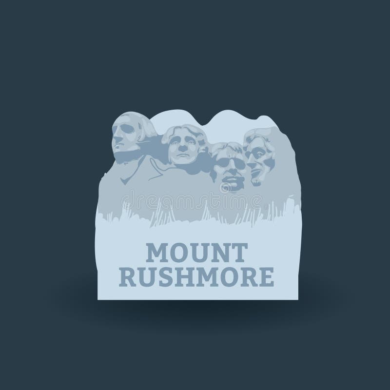 Monument Mount Rushmore Stock Illustrations – 151 Monument Mount ...