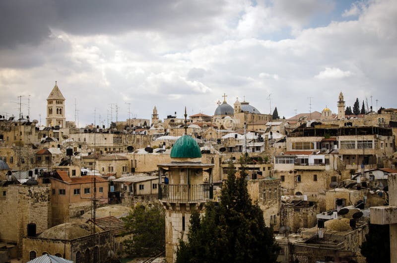 From Mount Scopus, Jerusalem, Holy Land Stock Photo - Image of ...